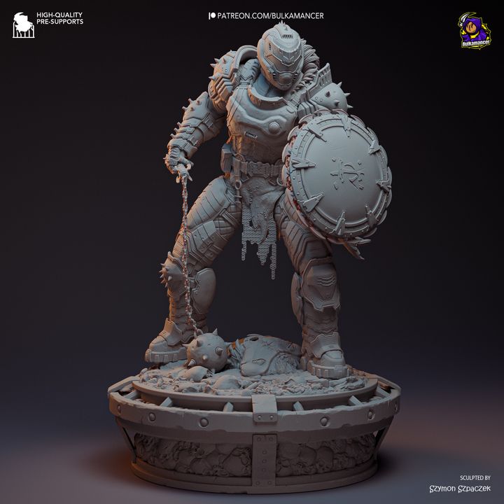 3D Printable Hellwalker | 299mm by Bulkamancer Sculpts